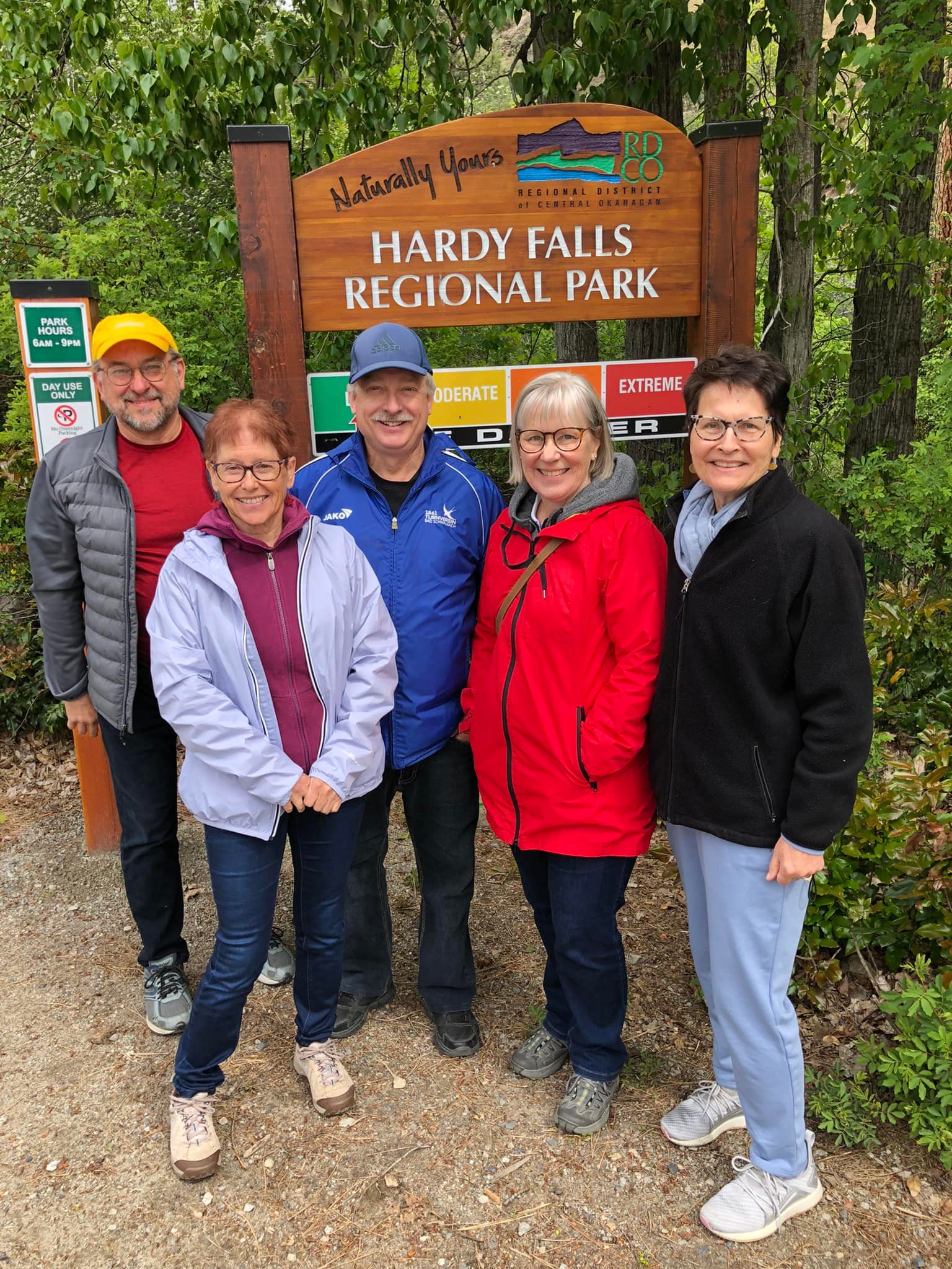 Walk to Hardy Falls and the trail head of the Fur Brigade - OKARTA